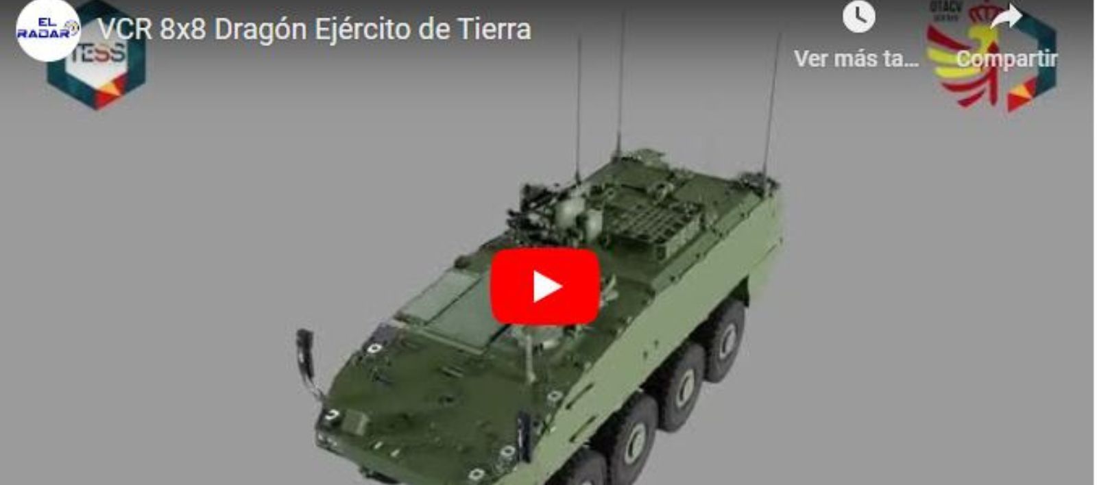 TESS Defence muestra en un vídeo el interior del VCR 8x8